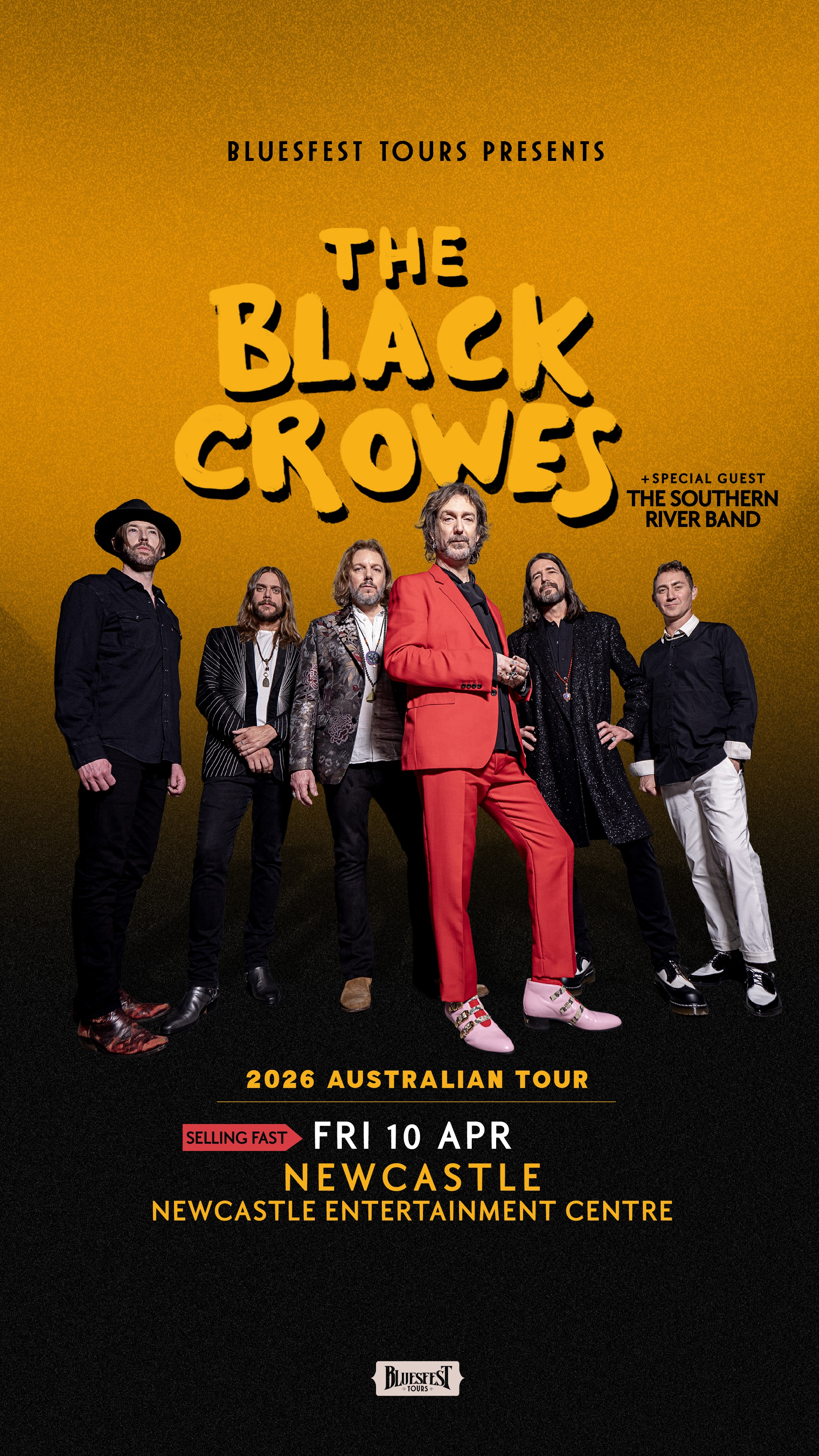 The Black Crowes 2026 | Newcastle Entertainment Centre